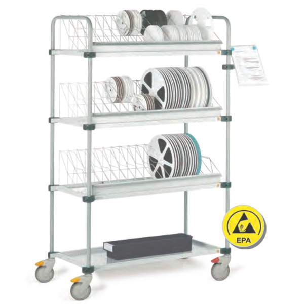 Treston Rollenwagen RRT ESD - Arbeitsplätze, Messgeräte, Ausbildung, Stromversorgungen ...